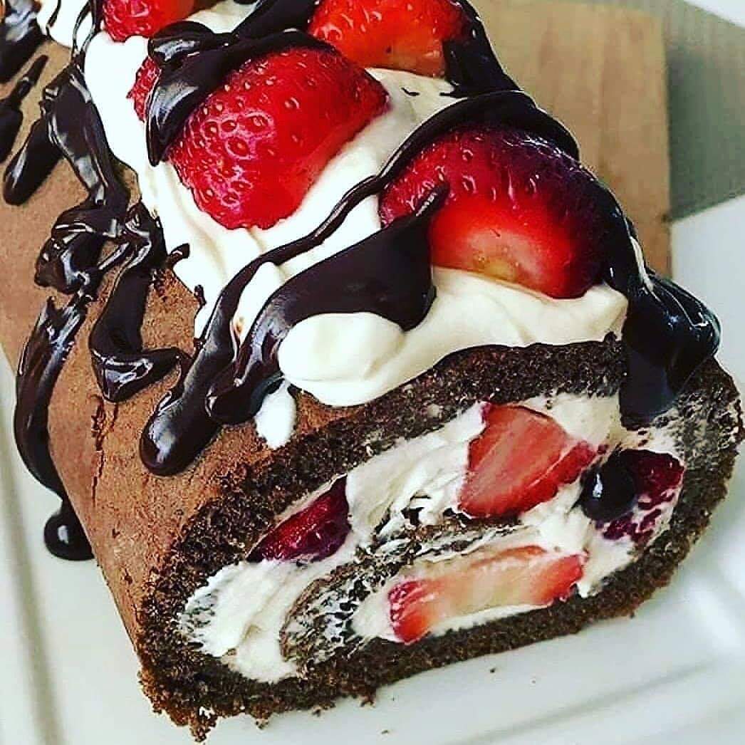 Braço de chocolate cigano - Receita das Marias